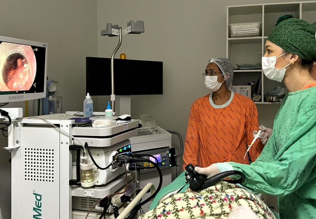 HRMS realiza procedimento inédito feito por endoscopia para retirada de ...